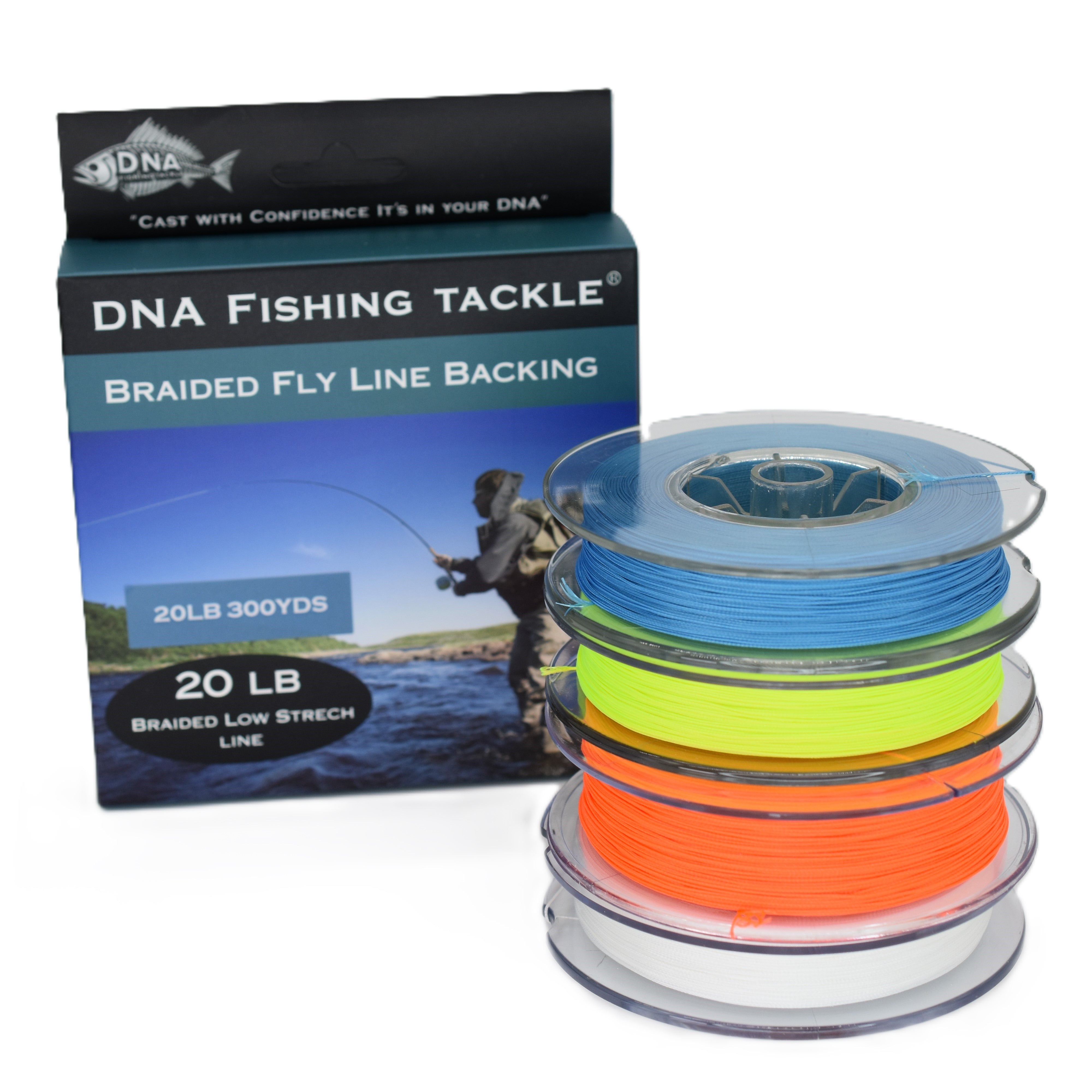 Braided Fly Line Backing 20LB 300YDS