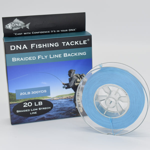 Braided Fly Line Backing 20LB 300YDS – DNA FISHING TACKLE