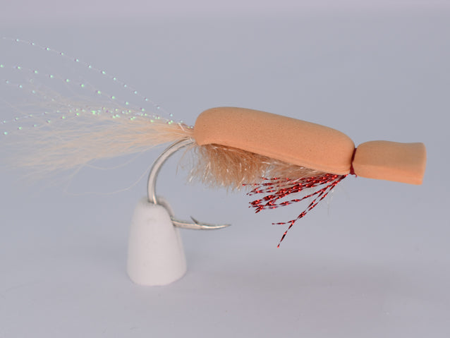 Gurgler Big Fish Fly Tan (6/0 Gamakatsu SL12S Hook) | DNA FISHING TACKLE